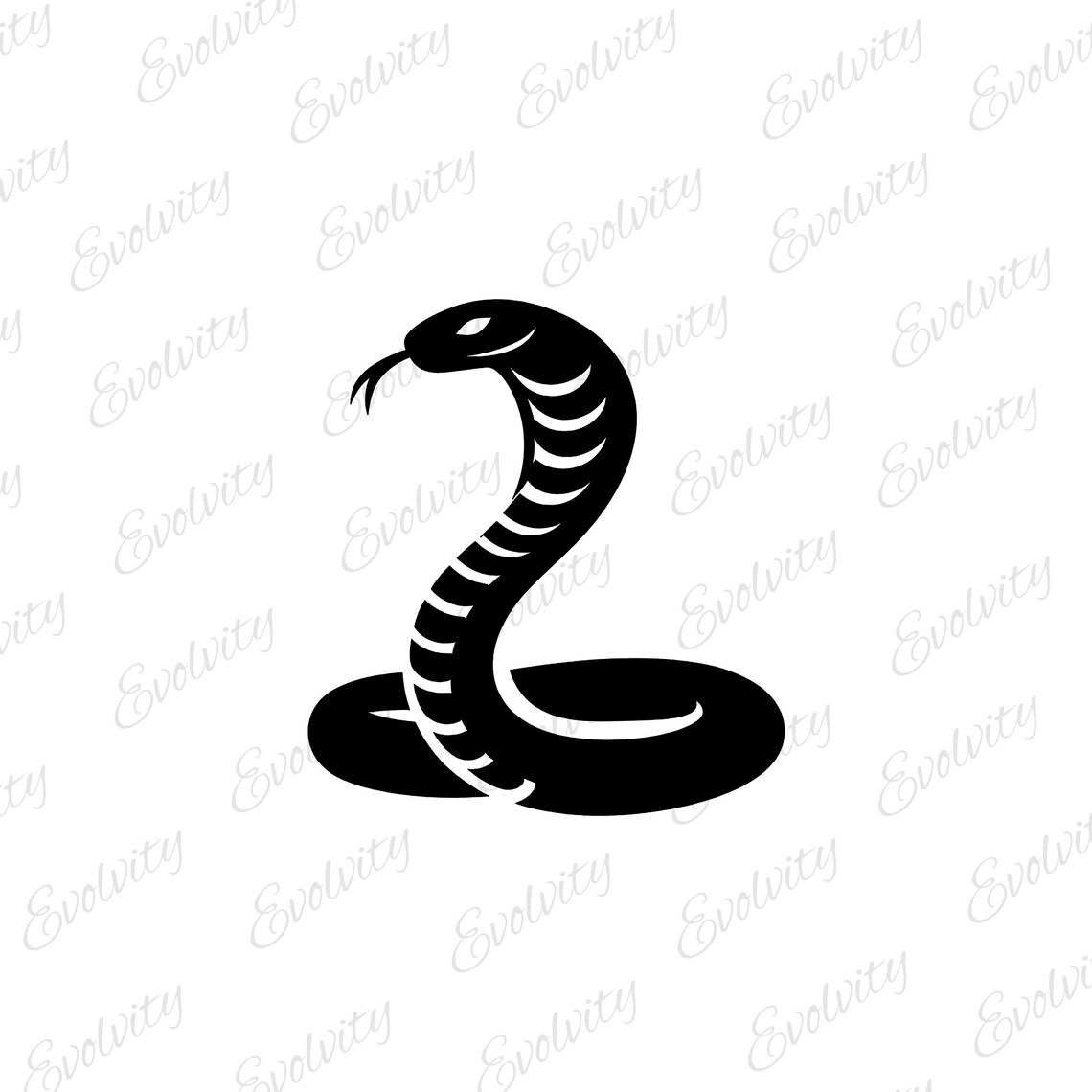 Cobra SVG Bundle: Snake Clipart Silhouette (digital Download) - Etsy Canada