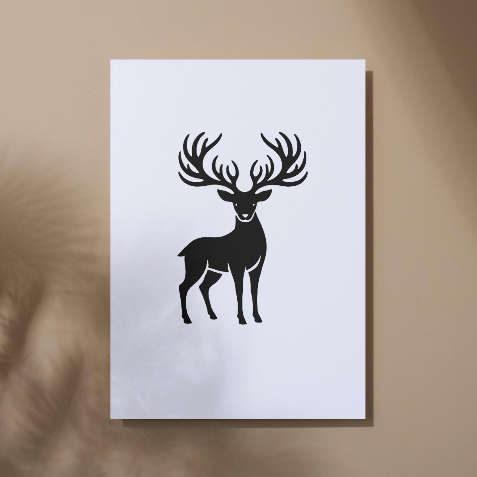 Reindeer SVG Bundle - 3 Cute Rein Deer Vectors, Woodland Animal ...
