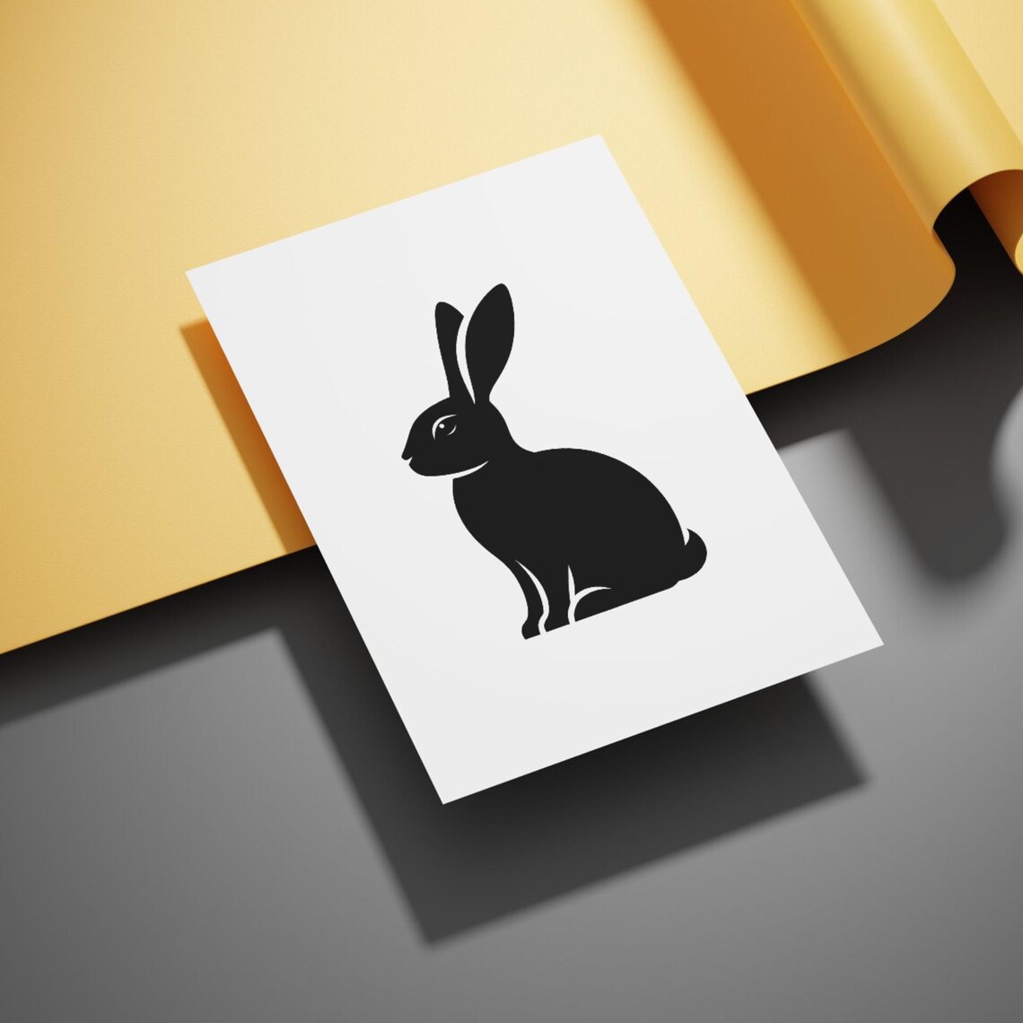 Bunny SVG Bundle 3 Rabbit Vectors, Rabbit Silhouette, Eastern Bunny PNG ...