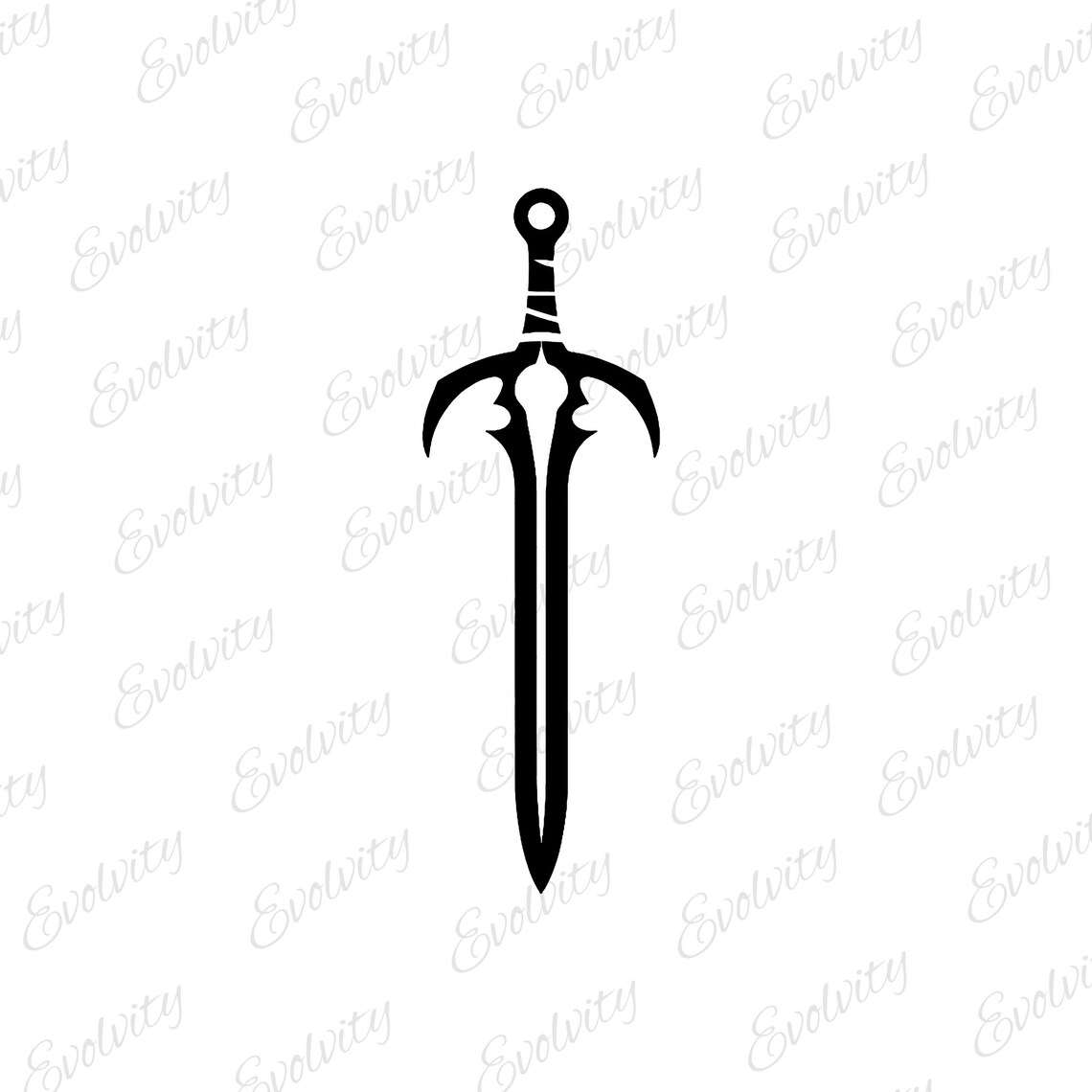 Sword SVG Bundle 7 Sword Vectors, Sword Silhouette, Knights Png Svg ...
