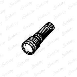 Flashlight SVG Vector Bundle: Camping Clipart (digital Download) - Etsy