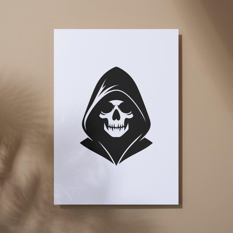 Skull With Hood SVG Bundle: Halloween Clipart (digital Download) - Etsy