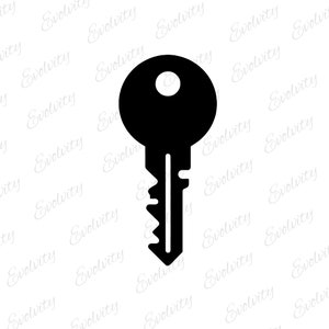 Home Keys SVG Vector Bundle With 3 Key Silhouette Clipart PNG Instant ...