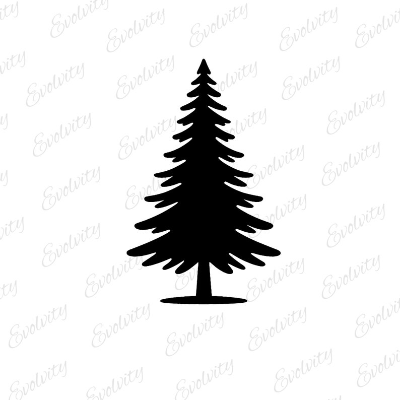 Pine Tree SVG Bundle, Pine Tree Clipart, 7 Pine Trees SVG, Pine Tree ...