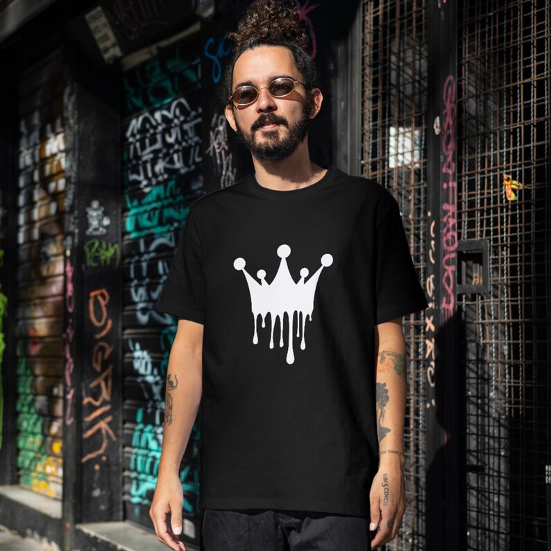 Dripping King Crown SVG Vector Silhouette and Dripping Clipart PNG Cut ...