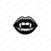 Vampire Teeth SVG Bundle, 7 Vampire Lips Vectors, Vampire Fangs Clipart ...