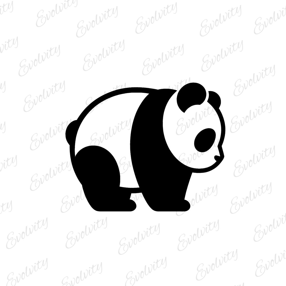 Panda SVG Bundle, 7 Panda Vectors, Cute Panda Clip Art, Panda ...