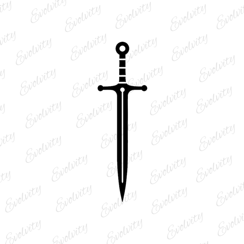 Sword SVG Vector Bundle: Clipart Silhouette Cut Files (digital Download ...