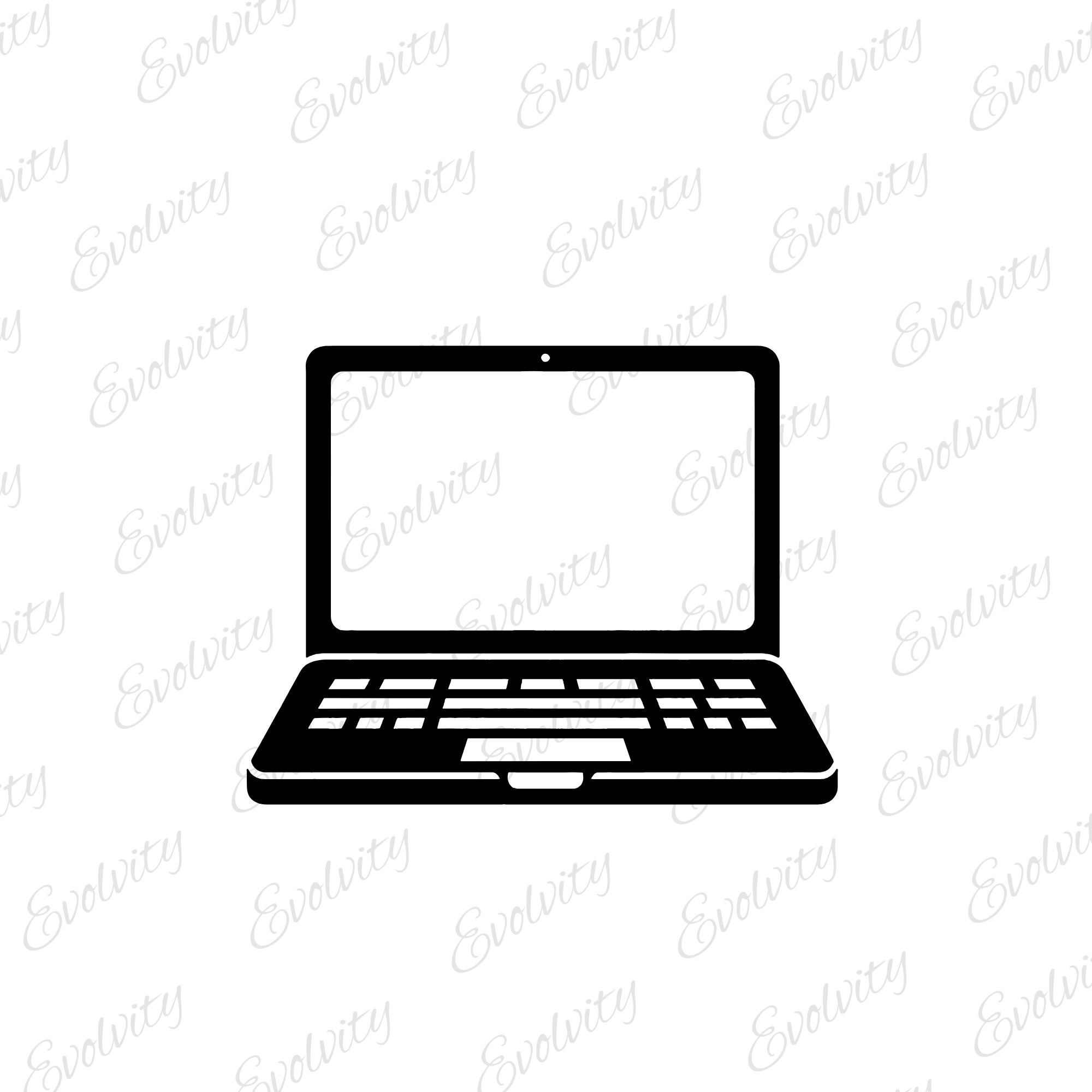 Laptop SVG Bundle, 7 Laptop Vectors, Laptop Clipart, Razor Laptop ...