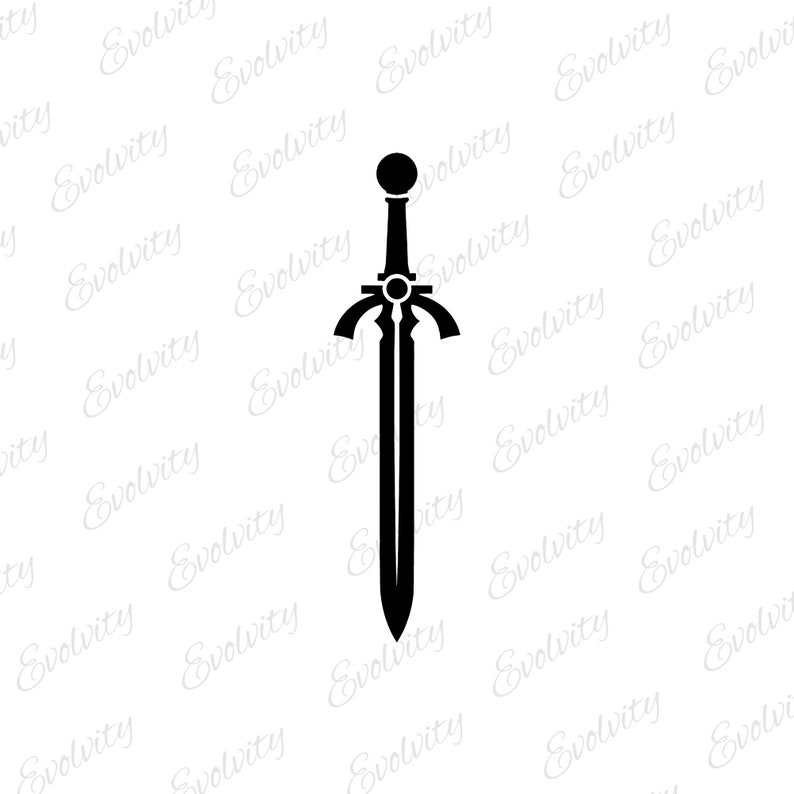 Sword SVG Vector Bundle: Clipart Silhouette Cut Files (digital Download ...