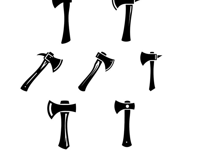 Firefighter Axe Svg, Fireman Axe Svg, Woodsman Axe Svg. Vector Cut File ...