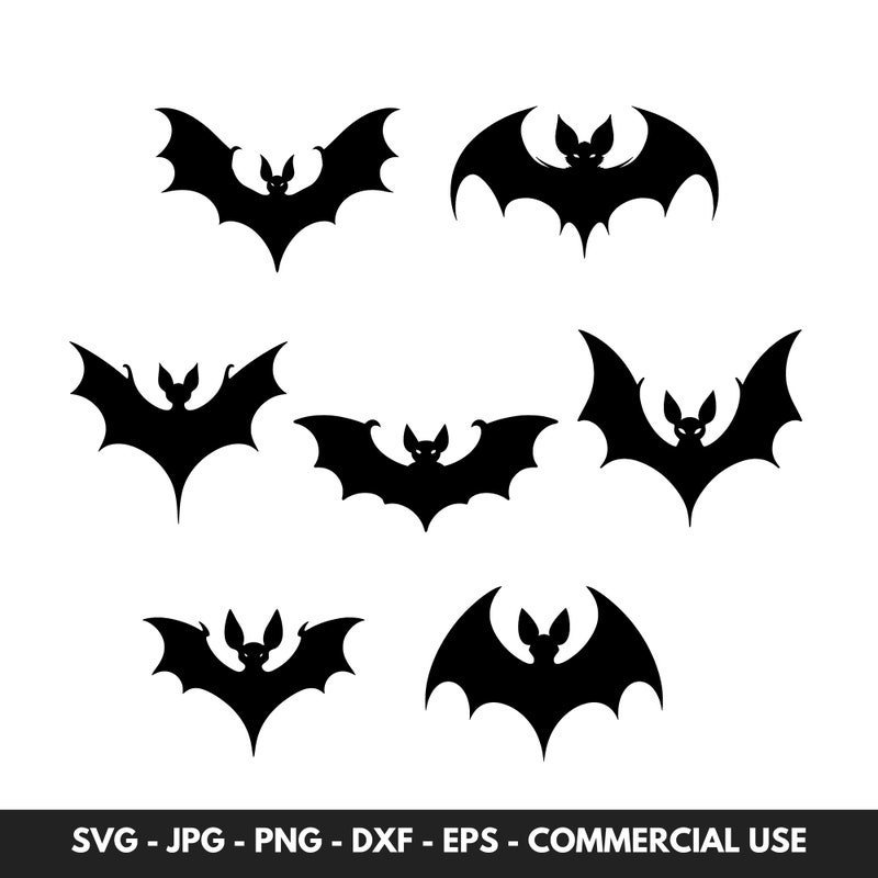 Bat Svg - Etsy
