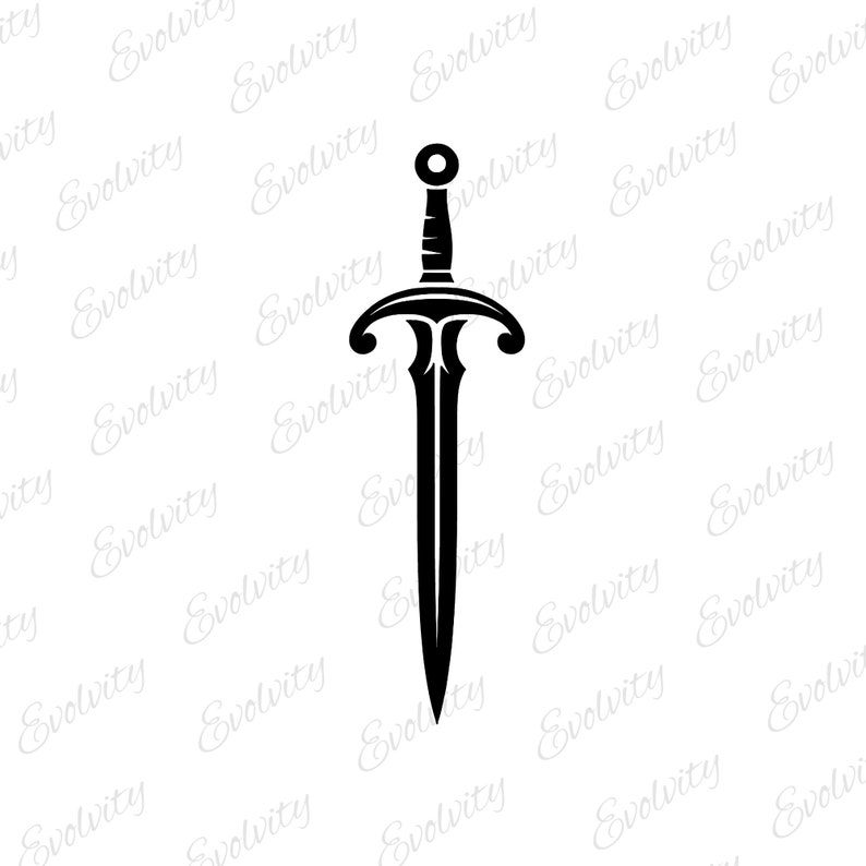 Sword SVG Vector Bundle: Clipart Silhouette Cut Files (digital Download ...
