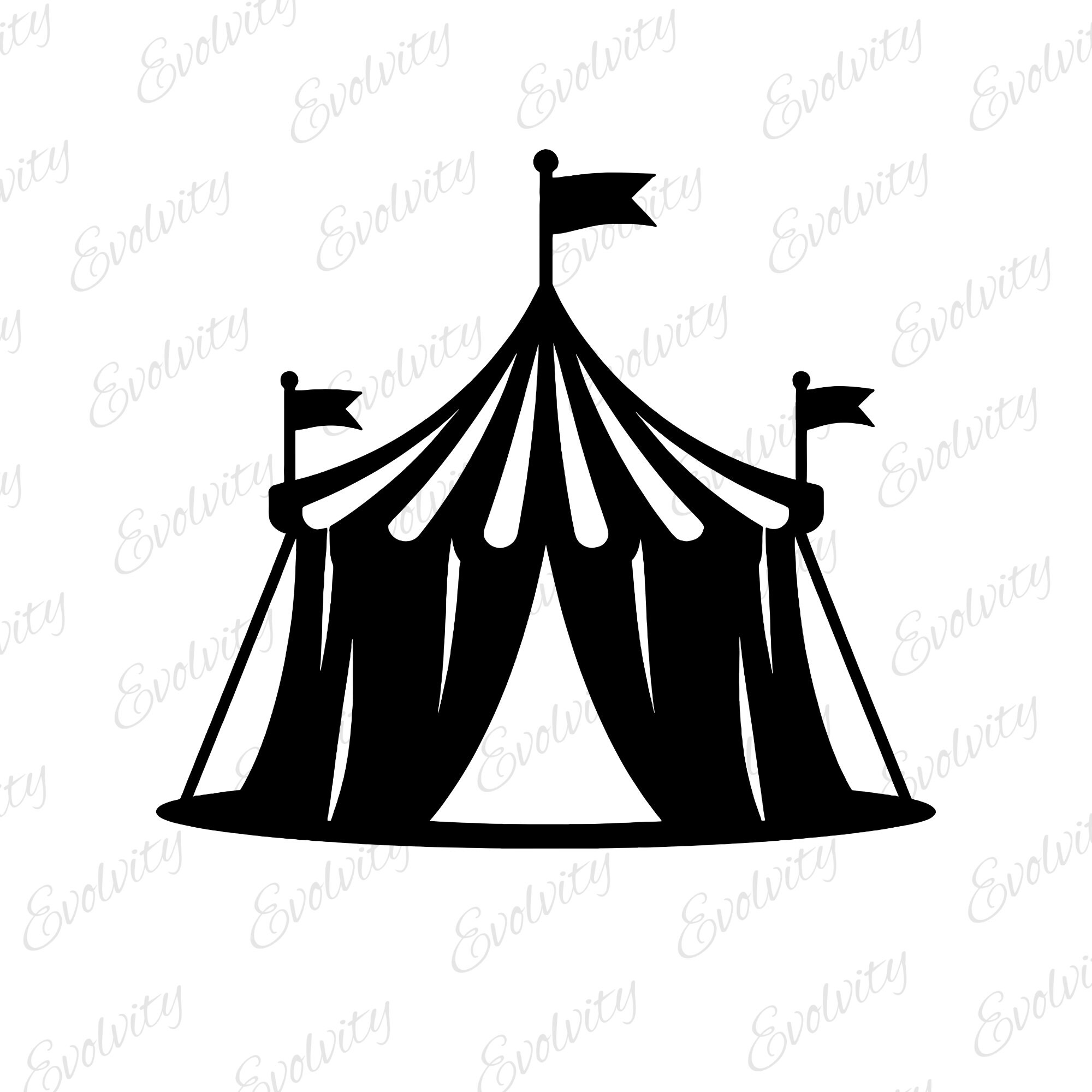 Circus Tent SVG, Circus Svg, 3 Circus Tent SVG Bundle, Carnival Svg ...