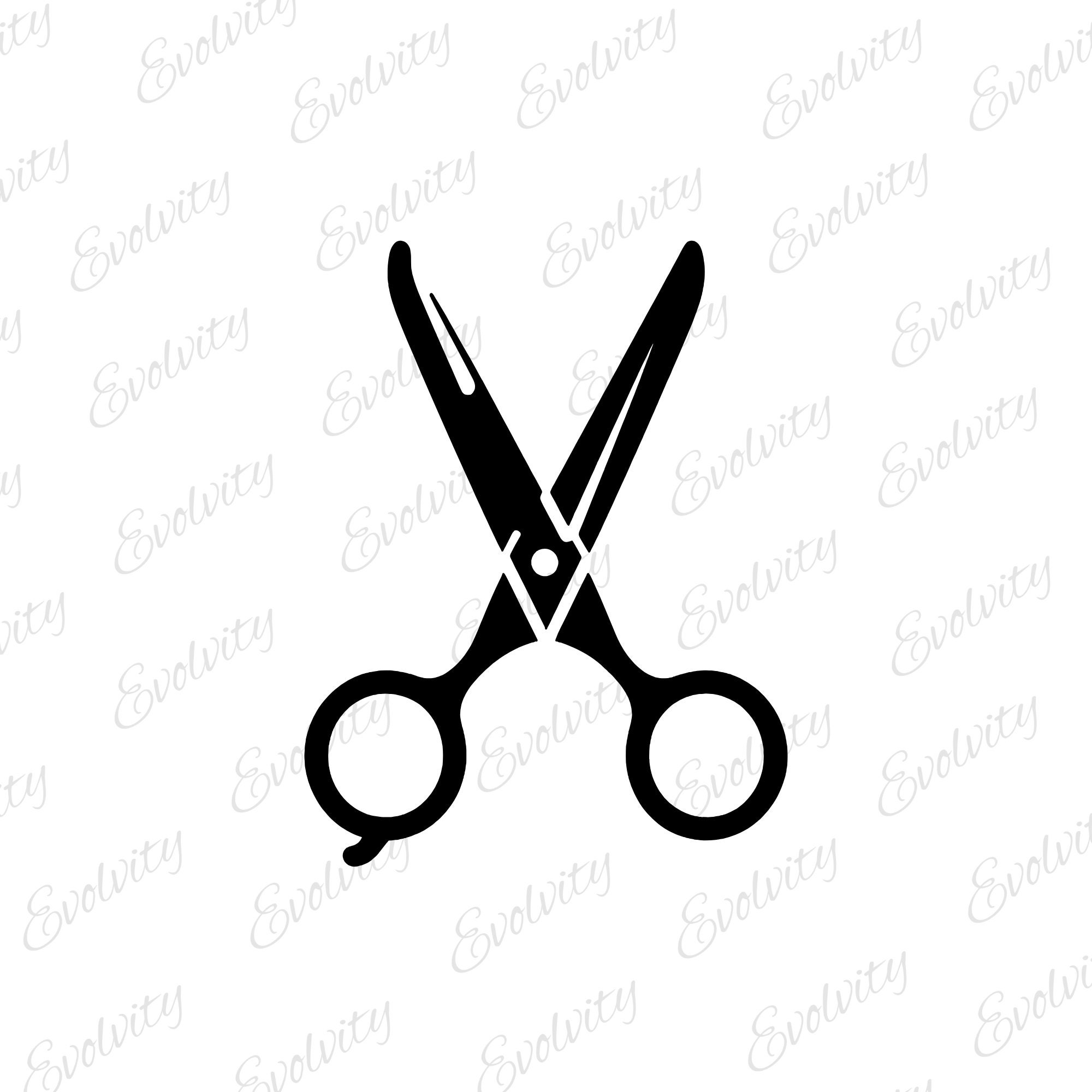 Scissors SVG Bundle, 7 Scissors Vectors, Scissors Clipart, Barber ...