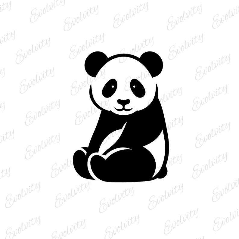 Panda SVG Bundle, 7 Panda Vectors, Cute Panda Clip Art, Panda ...