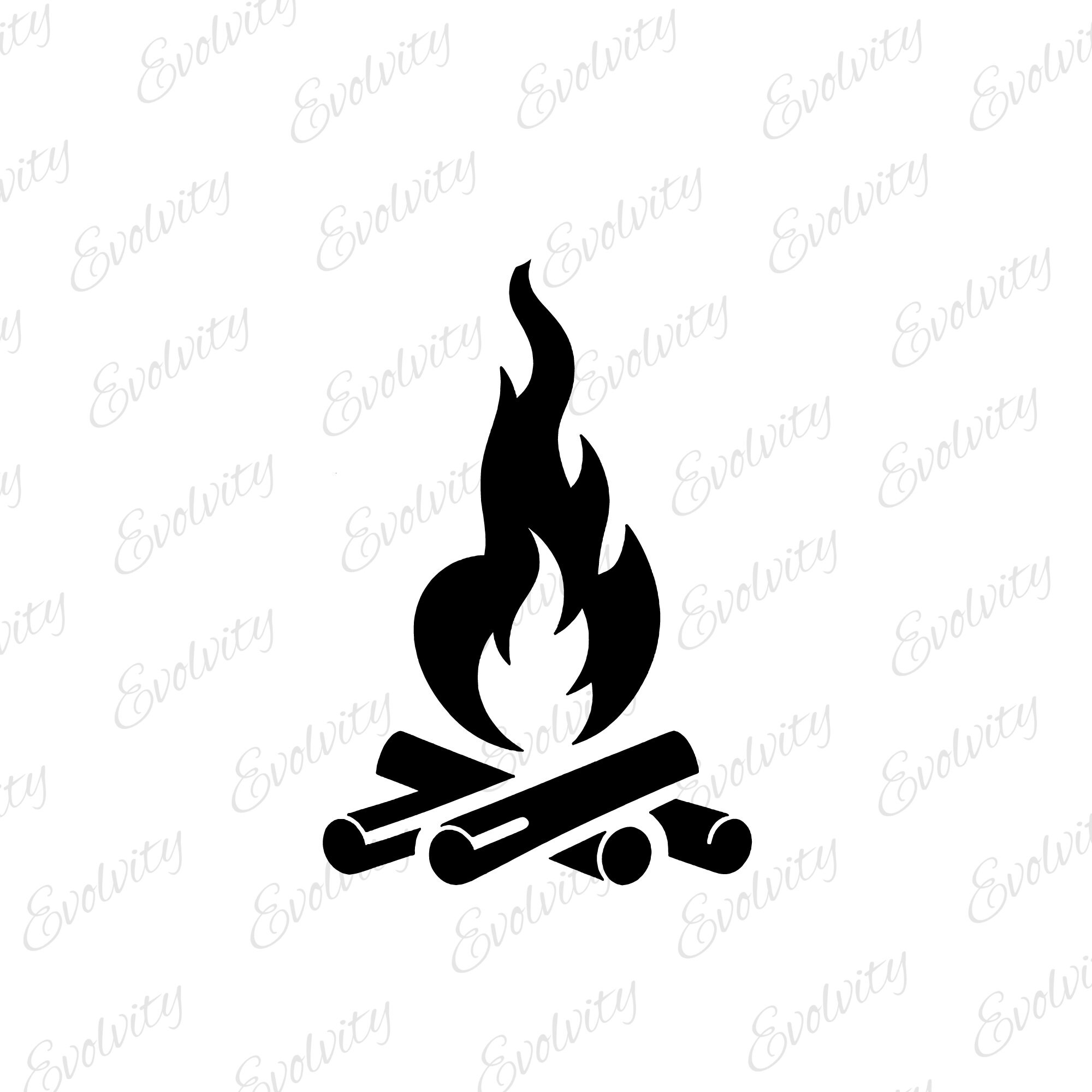 Campfire SVG Bundle, 3 Camping Vectors, Camping Clipart, Hiking PNG ...