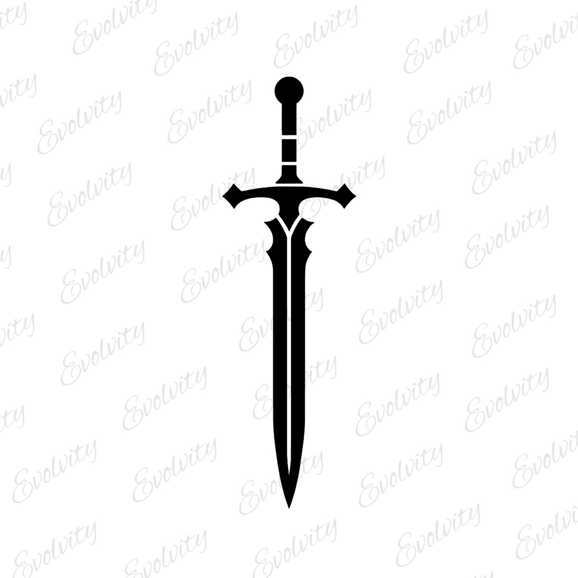 Sword SVG Bundle 7 Sword Vectors, Sword Clipart, Knights Png Svg, Dxf ...