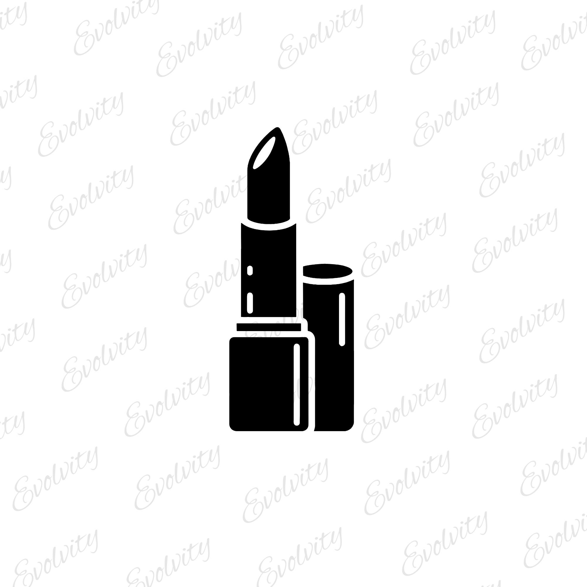 Lipstick SVG Bundle, 3 Lipstick Vectors, Lipstick Clipart, Beauty PNG ...