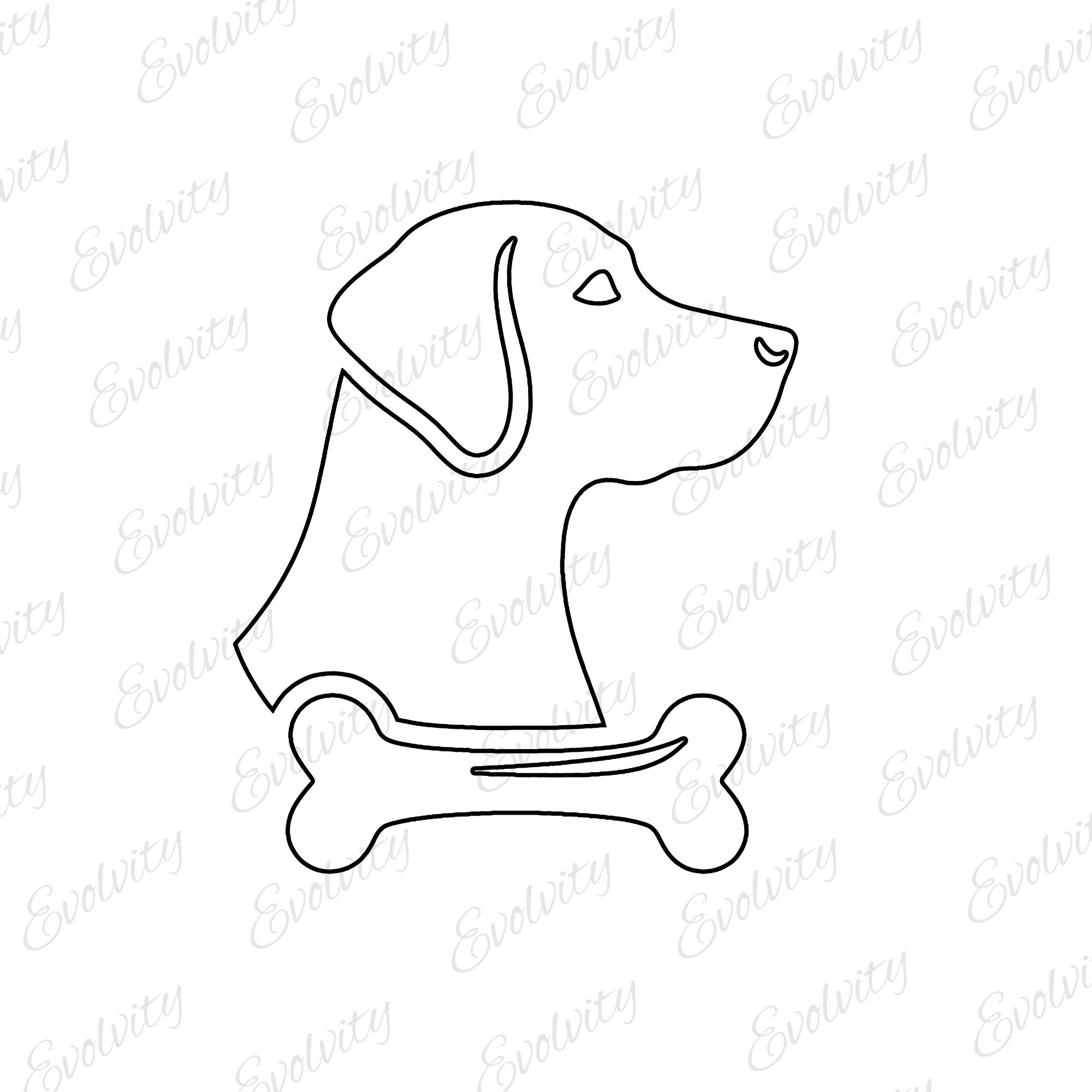 Dog With Bone SVG, Dog Bone Svg, Dog Bone Clipart, Dog Svg, Bone Svg ...