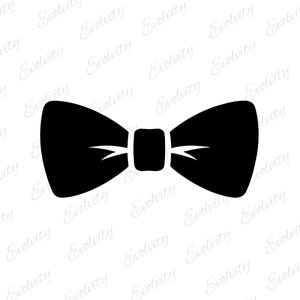 Bow Tie SVG Vector Bundle: Clipart Silhouette Cut Files (digital ...