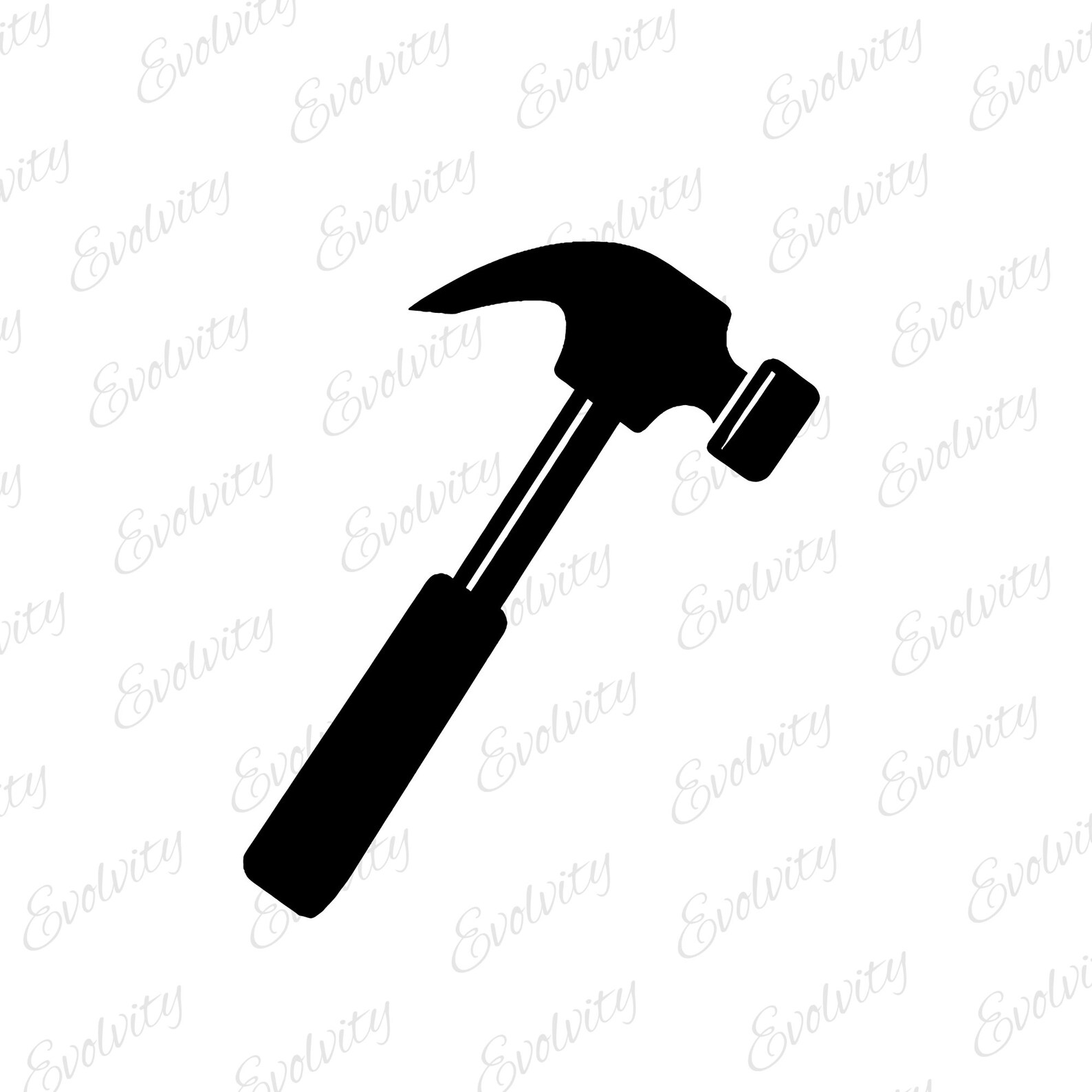 Hammer SVG Bundle 7 Hammer Cliparts and Silhouettes, Handyman Clip Art ...