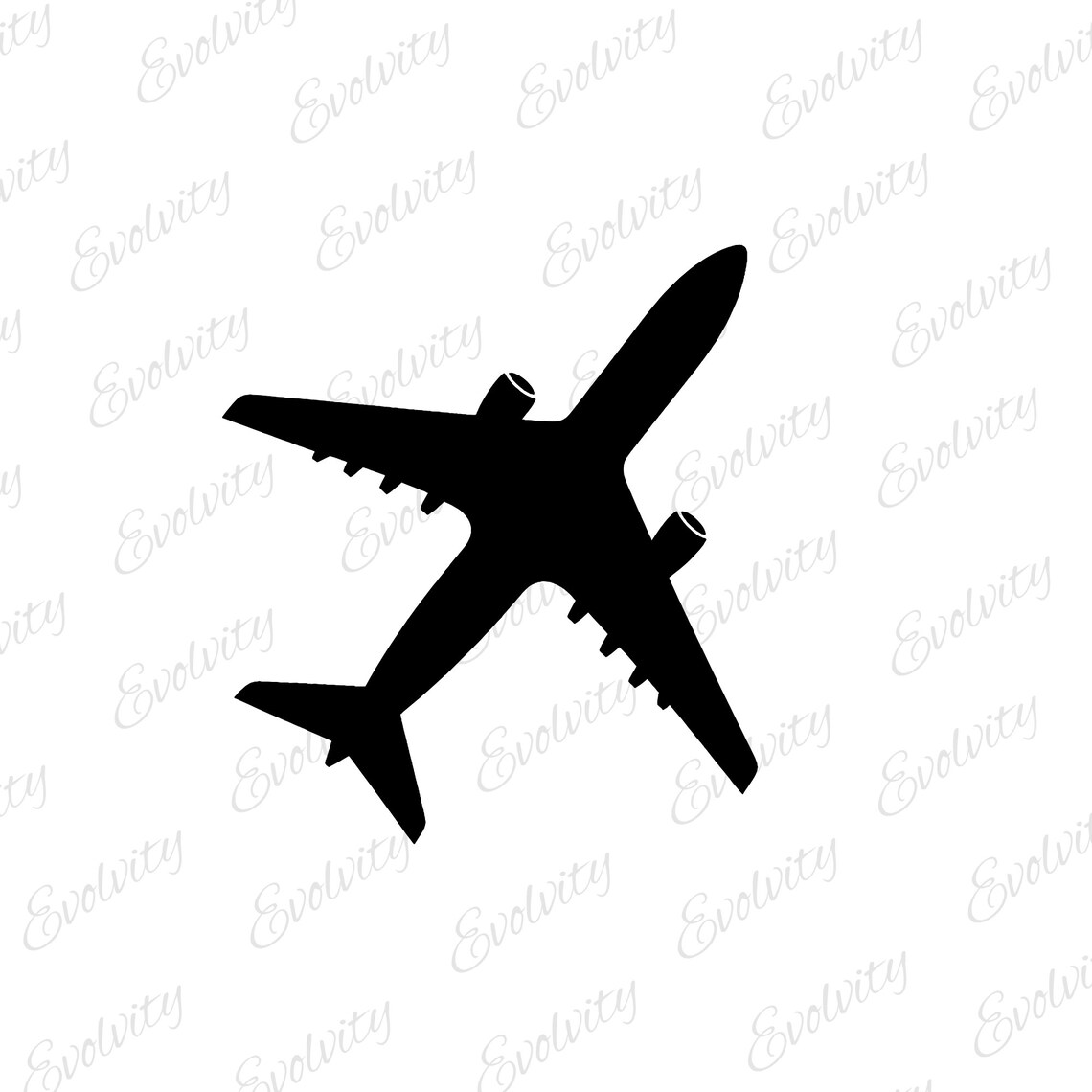 Airplane SVG Bundle, 7 Airplane Vectors, Airplane Clipart, Plane ...
