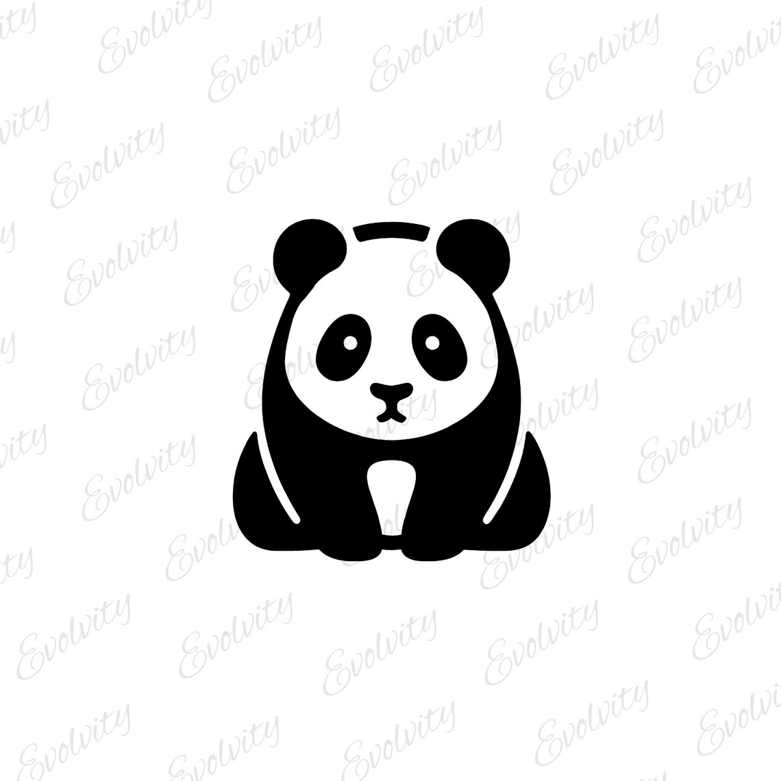 Panda SVG Bundle, 7 Panda Vectors, Cute Panda Clip Art, Panda ...