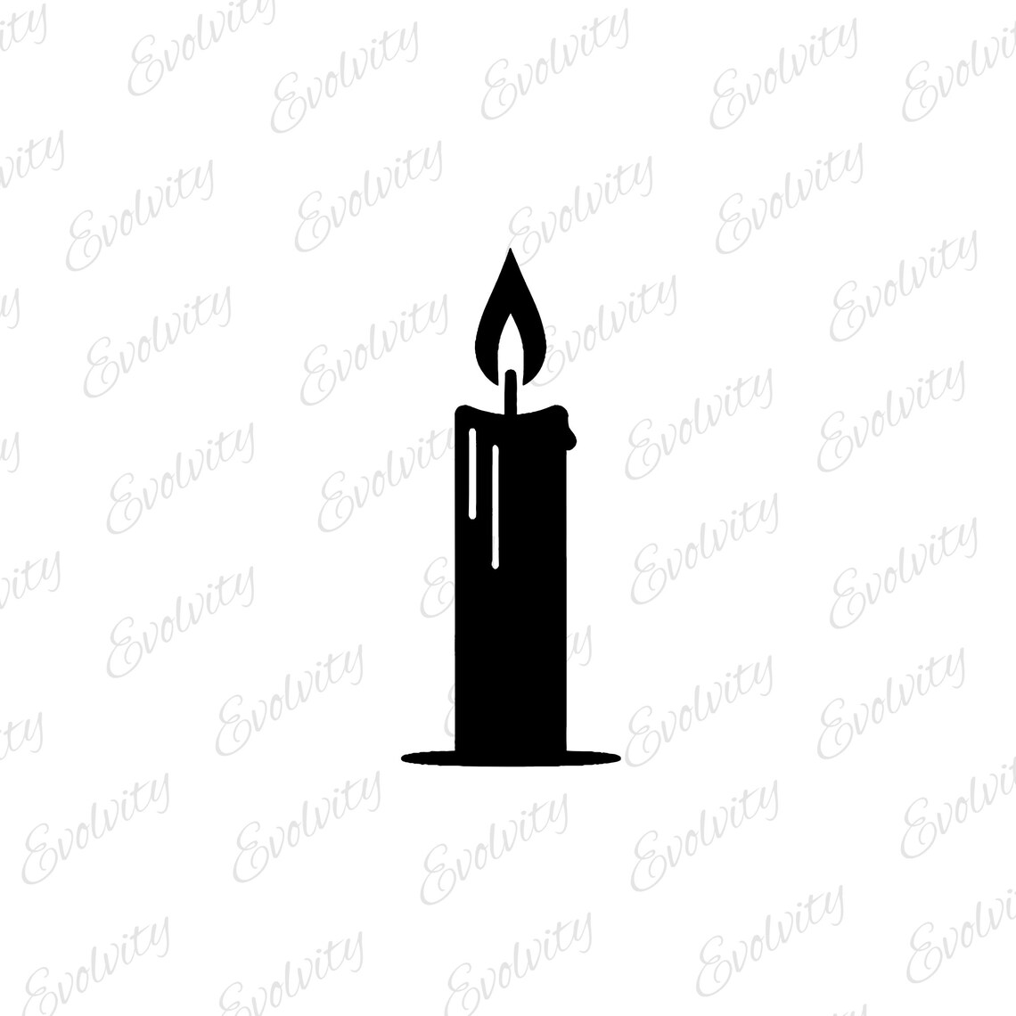 Candle SVG Bundle, 7 Candle Vectors, Candle Clipart, Candle Silhouette ...