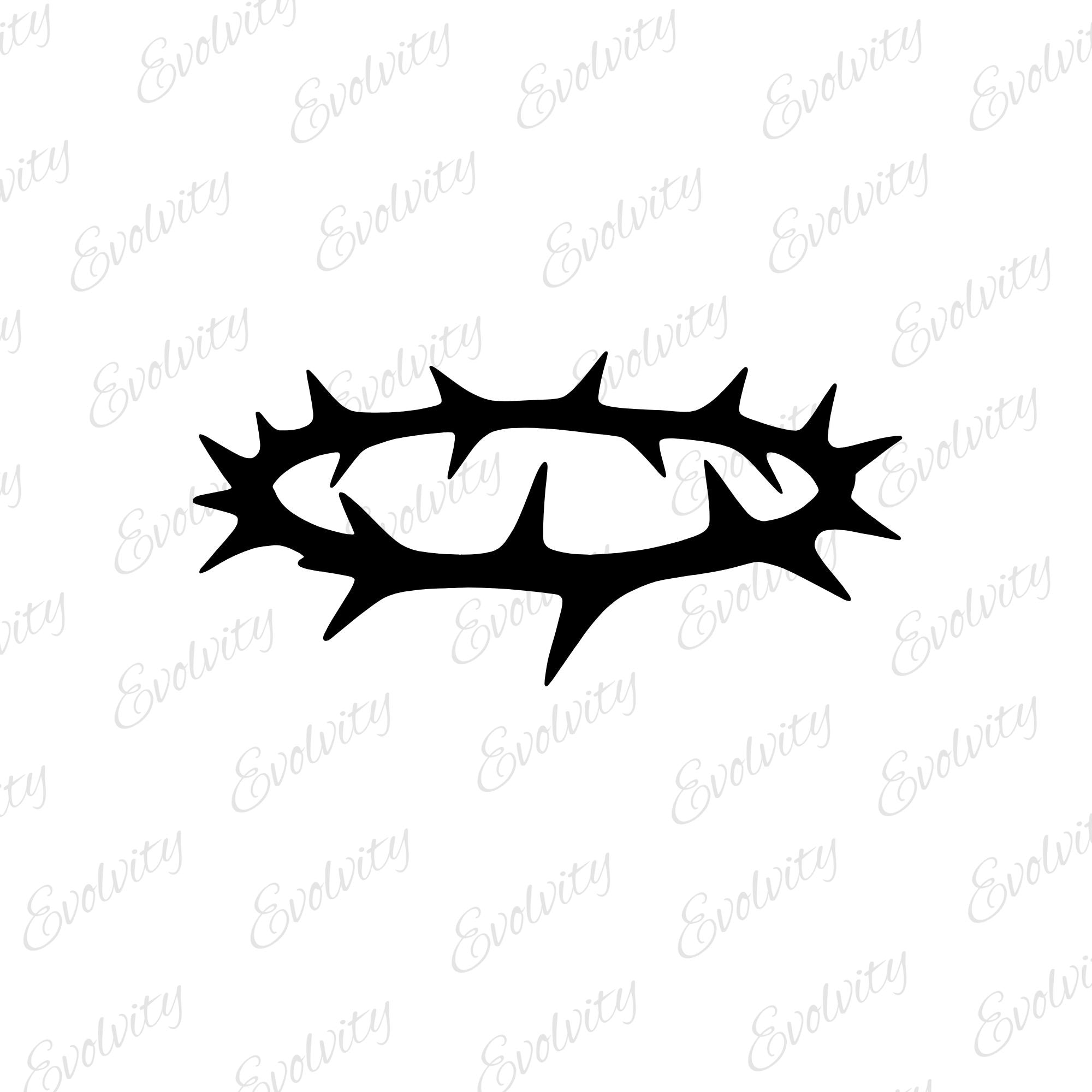 Crown of Thorns SVG Bundle: Christian Easter Clipart (digital Download ...