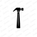 Hammer SVG Bundle 7 Hammer Cliparts and Silhouettes, Handyman Clip Art ...