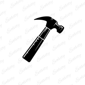 Hammer SVG Bundle 7 Hammer Cliparts and Silhouettes, Handyman Clip Art ...