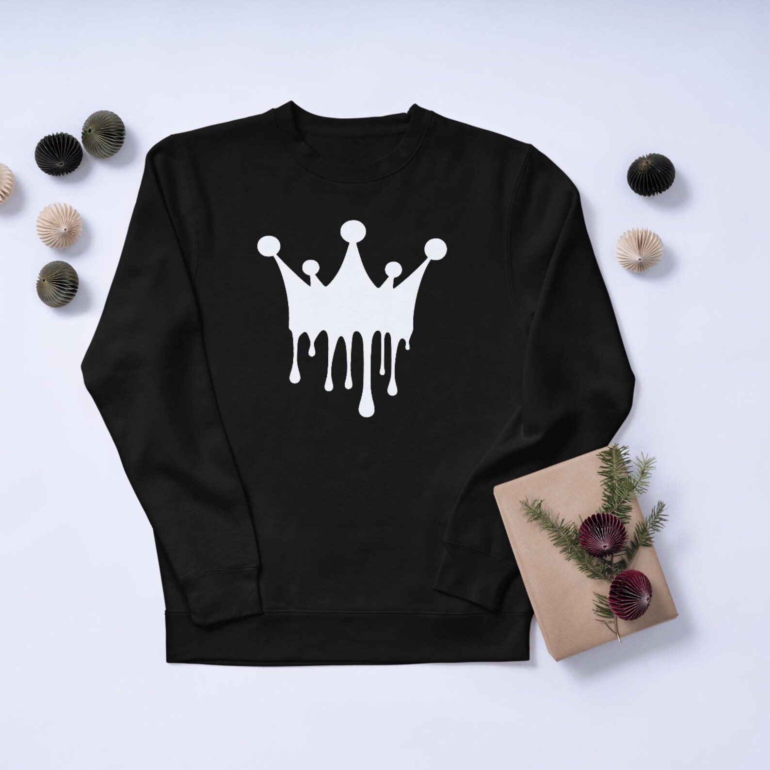 Dripping King Crown SVG Vector Silhouette and Dripping Clipart PNG Cut ...