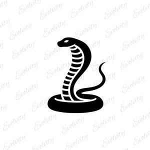 Cobra SVG Vector Bundle With 7 Snake Clipart Silhouette PNG Graphic ...