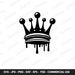 Dripping Graffiti Crown Vector, Crown Clipart, King Crown Silhouette ...