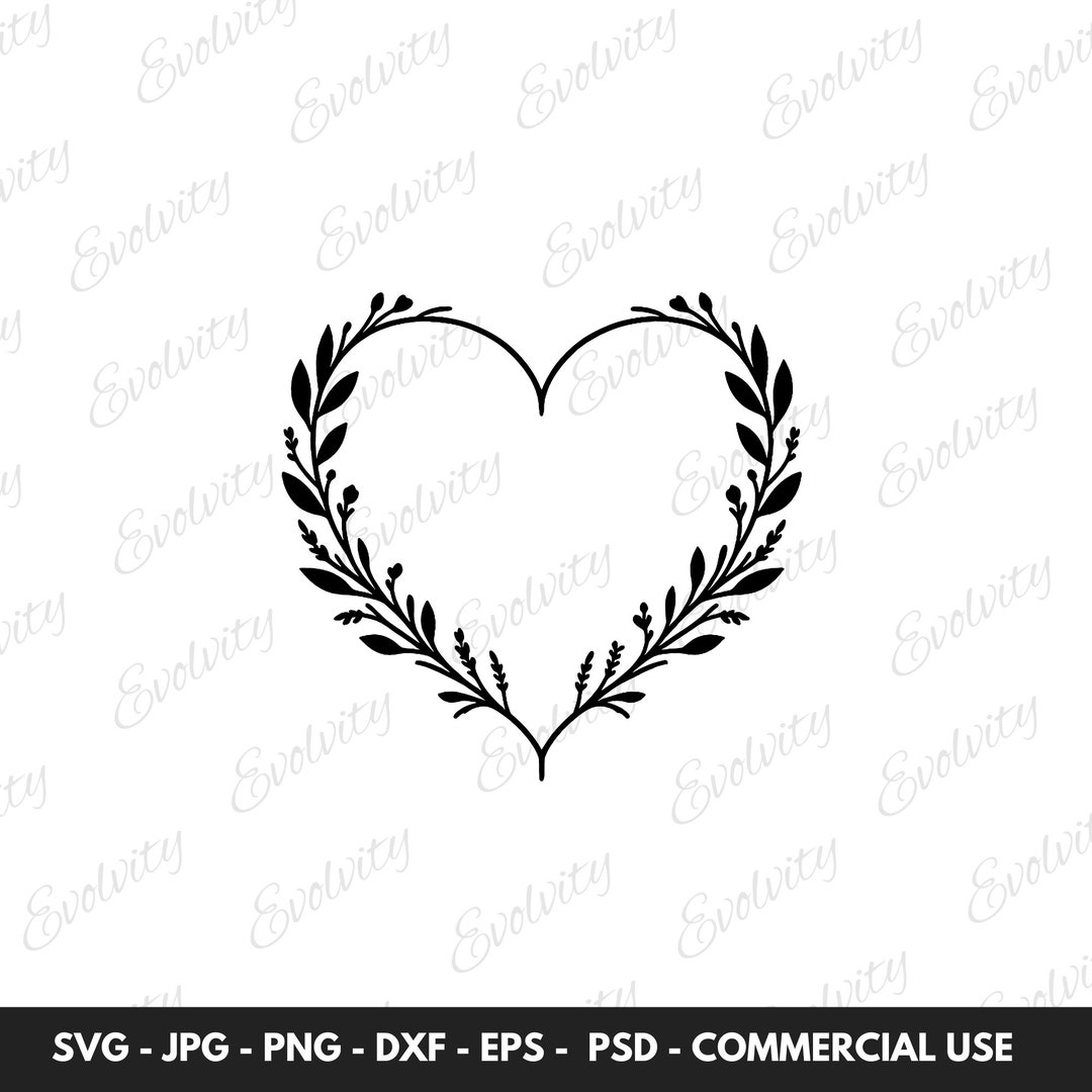 Floral Frame Vector, Flower Frame SVG, Flower Clipart, Frame Silhouette ...