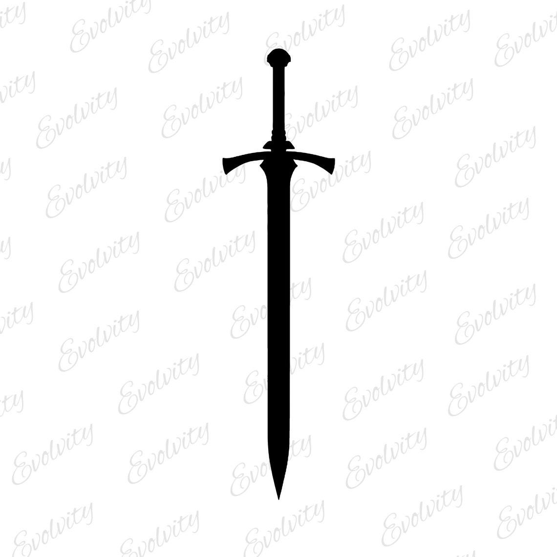 Sword SVG Bundle 7 Sword Vectors, Sword Clipart, Knights Png Svg, Dxf ...