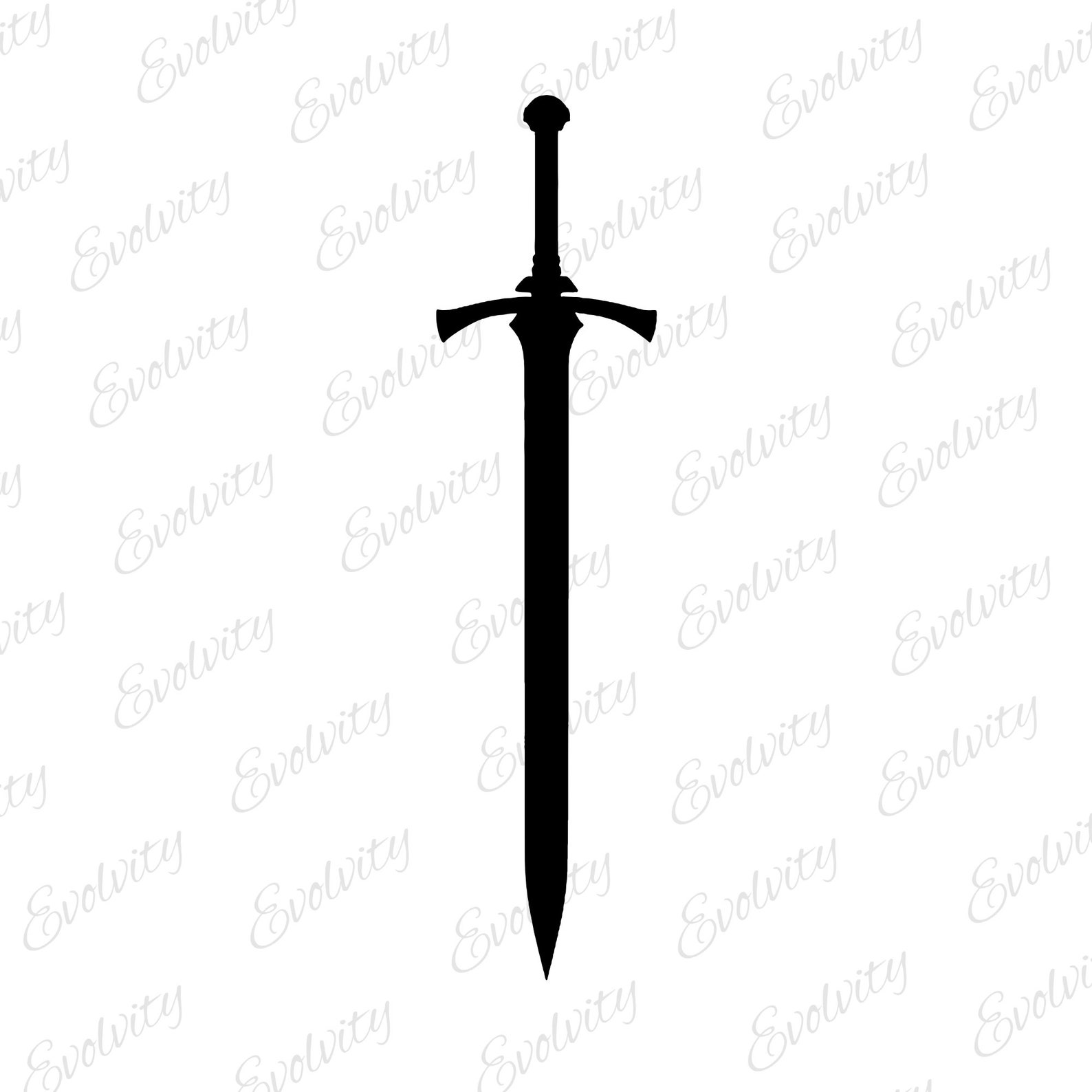 Sword SVG Bundle 7 Sword Vectors, Sword Clipart, Knights Png Svg, Dxf ...