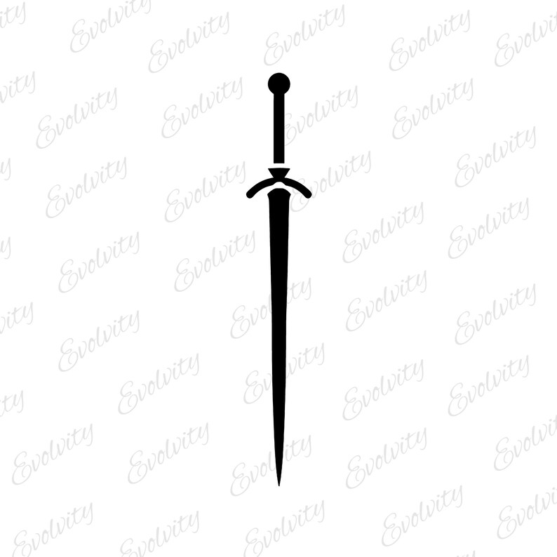 Sword SVG Bundle 7 Sword Vectors, Sword Clipart, Knights Png Svg, Dxf ...