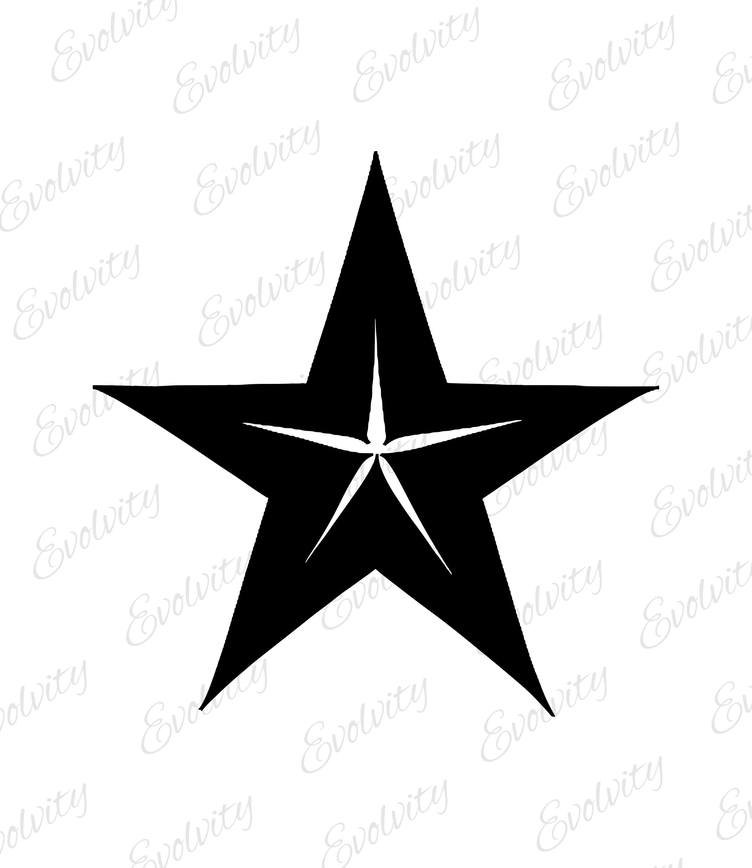 Star SVG Vector Bundle With 5 Star Silhouette PNG Clipart for Unique ...