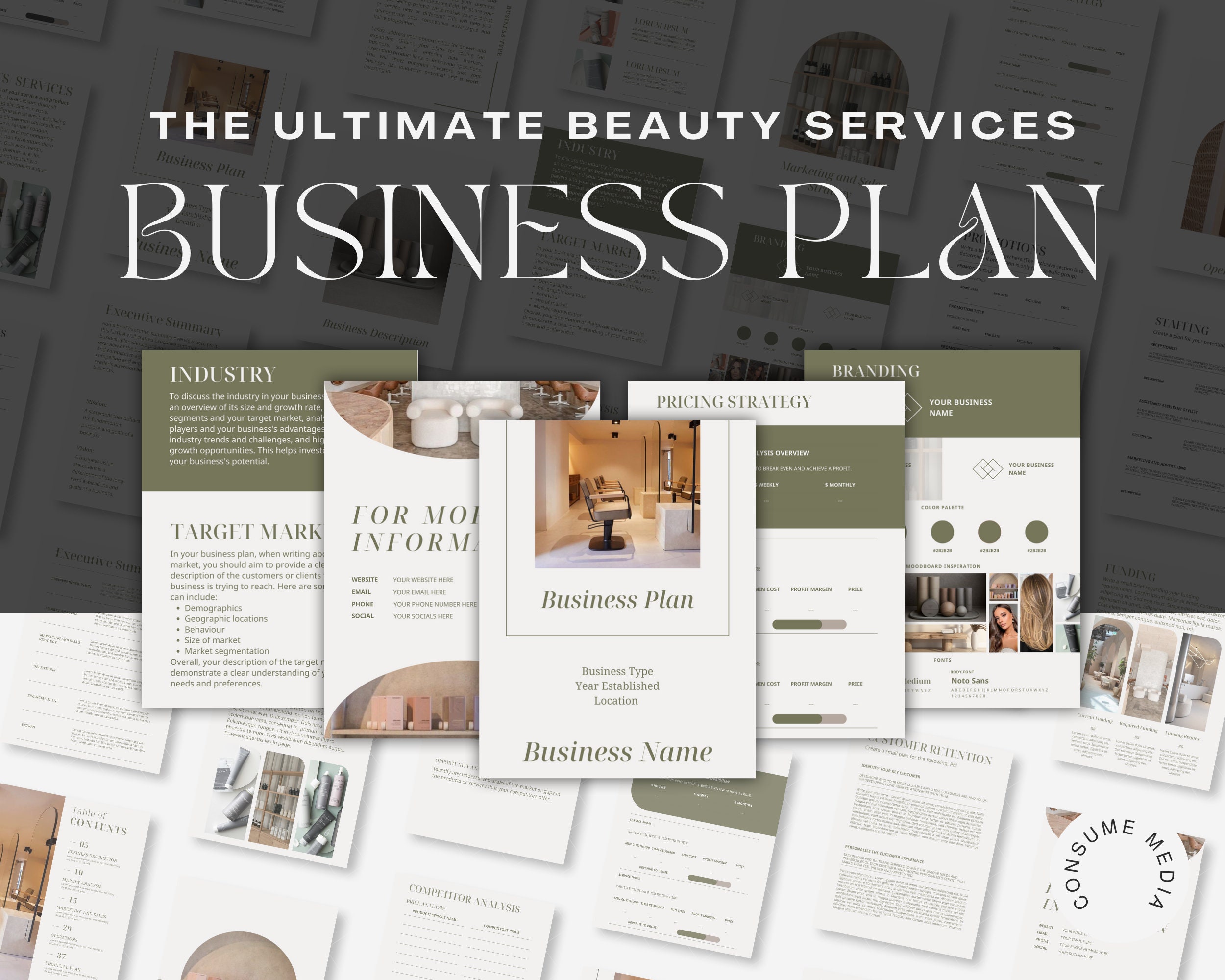 Ultimate Beauty Services Business Plan Hair Stylists Business Plan ...