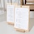 Wood Table Top Display Stand, Table Tent, Menu Holder for Restaurant ...