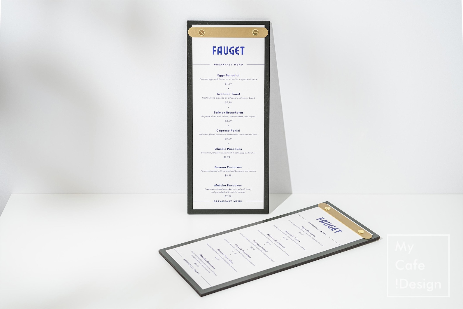 Leather Menu Holder: Custom Clipboard Menu for Restaurant, Cafe & Hotel ...