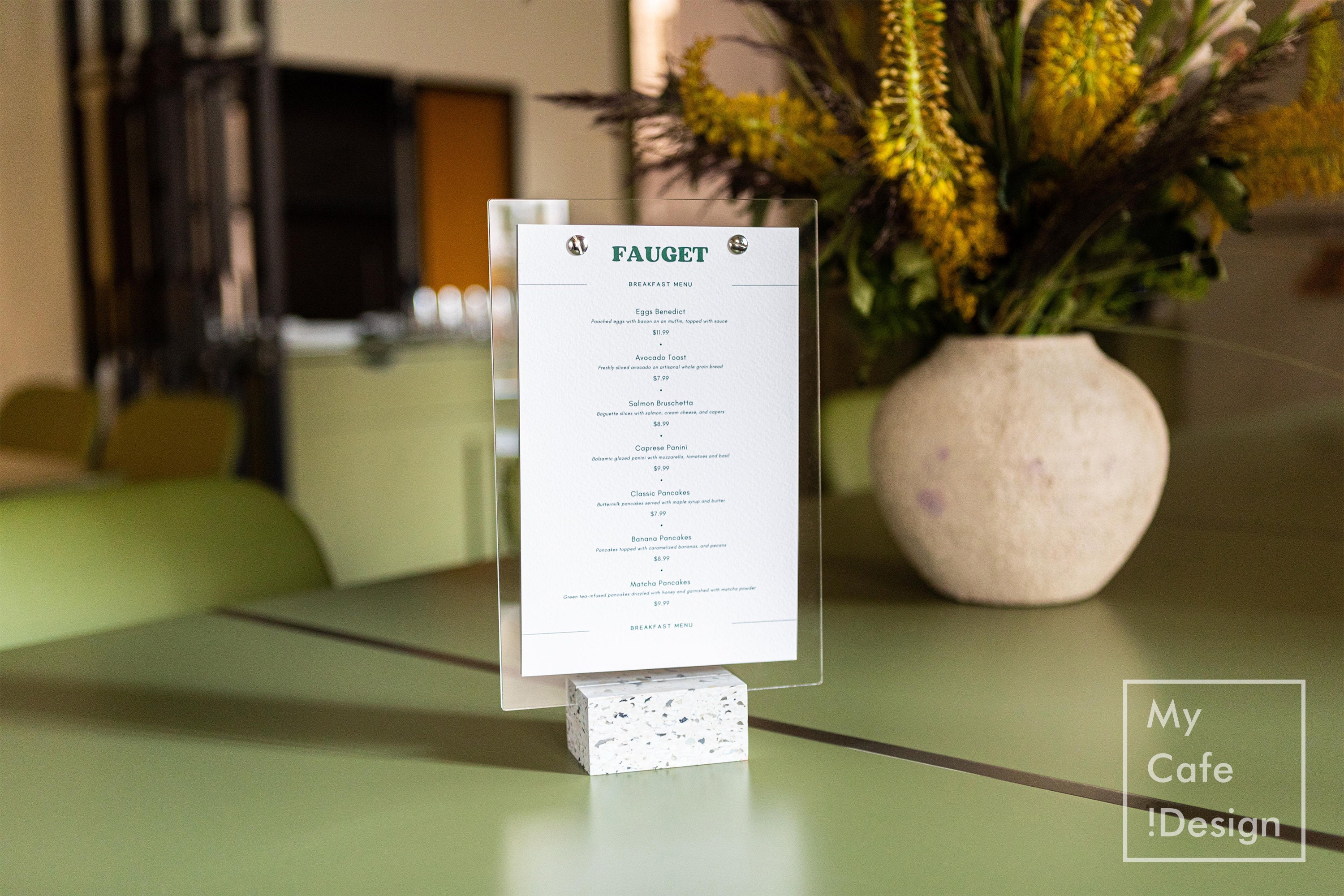 Table Top Display Stand, Menu Holder, Acrylic Sign Holder, Table Tent ...