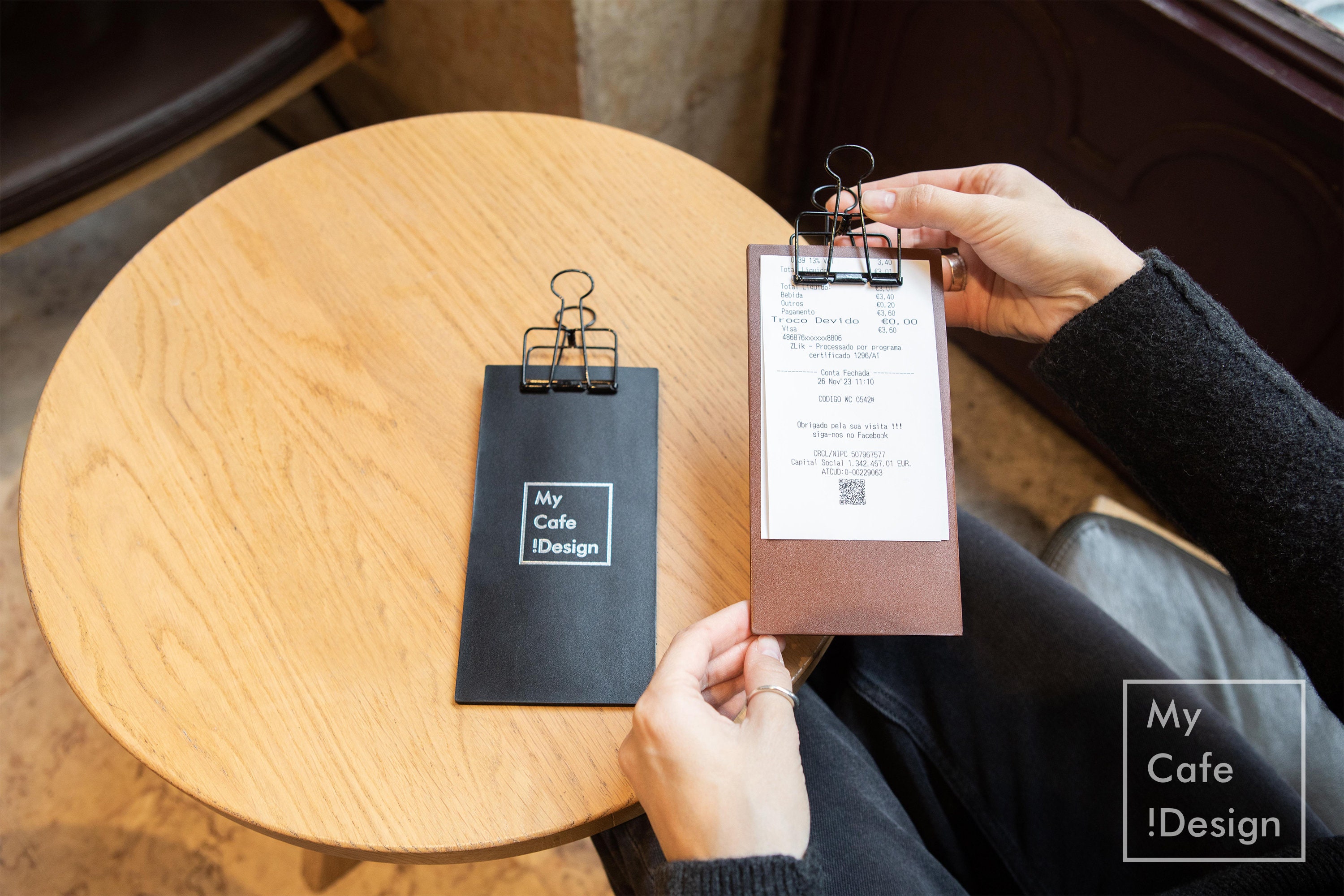 Leather Check Presenter, Bill Holder, Check Holder, Restaurant Check ...