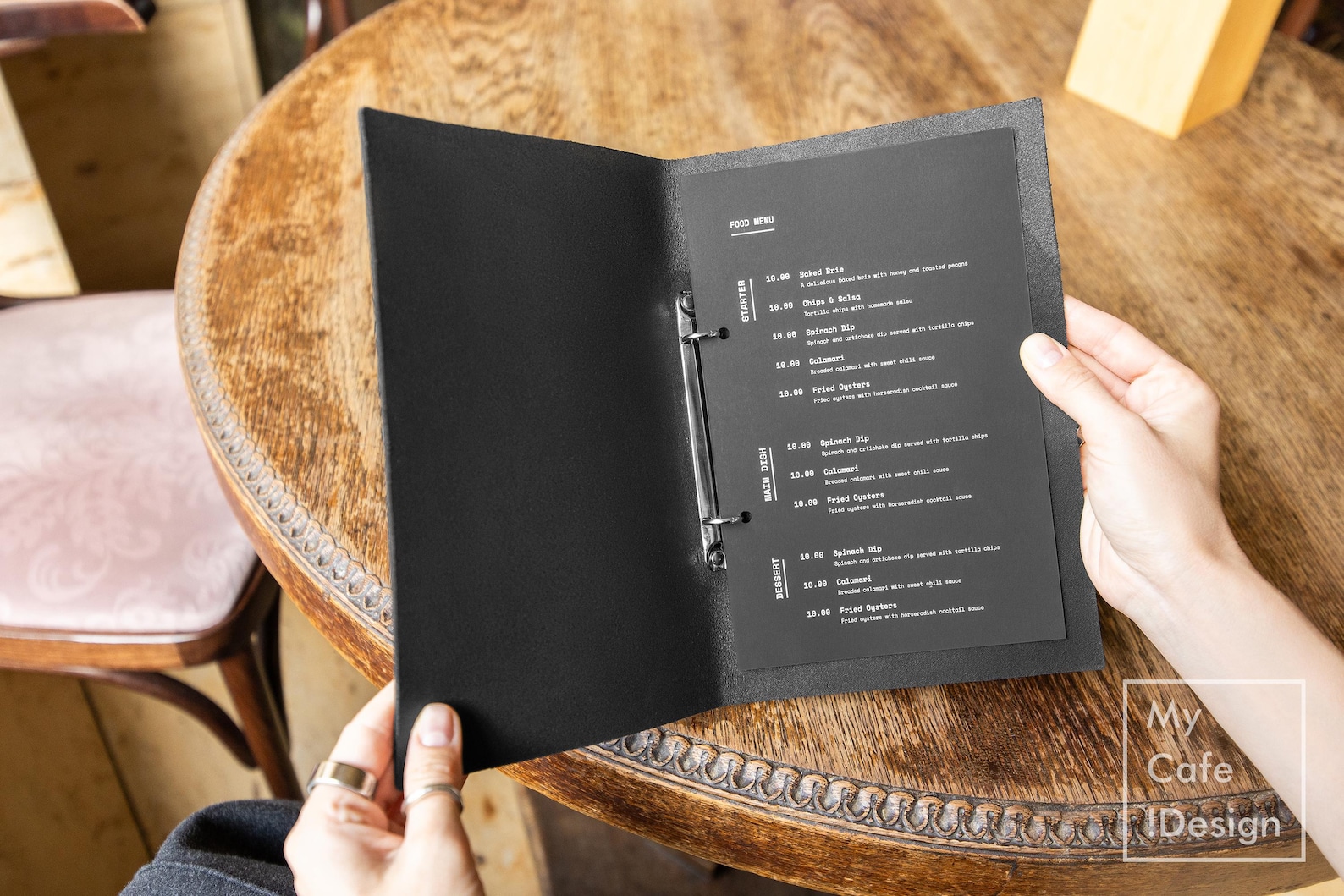 Custom Leather Menu Cover: Restaurant Menu Holder for Food & Drink - Etsy