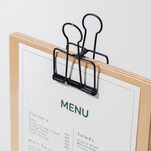 Wood Table Top Display Stand, Table Tent, Menu Holder for Restaurant ...