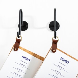 Wood Menu Board: Custom Menu Holder for Restaurants, Cafes & Bars - Etsy