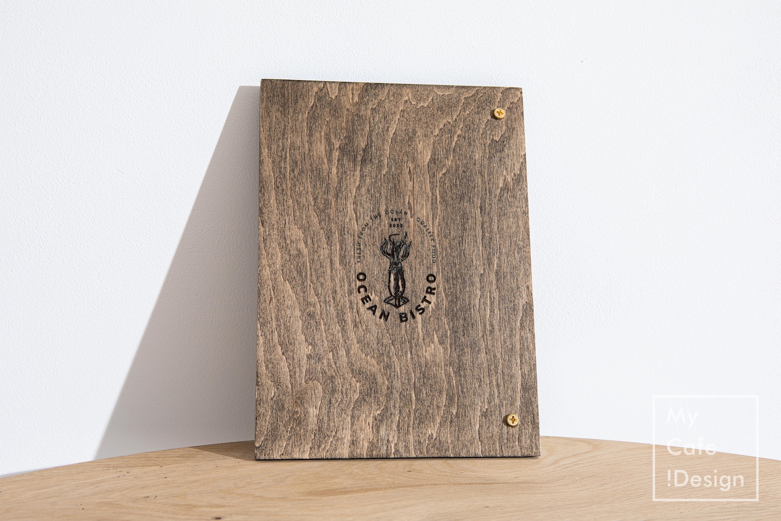 Wood Menu Holder Wooden Menu Cover Menu Clipboard Wedding Clip Board ...