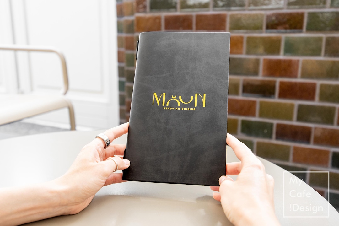 Faux Leather Restaurant Menu Cover: Custom Menu Book for Cafe & Bar - Etsy